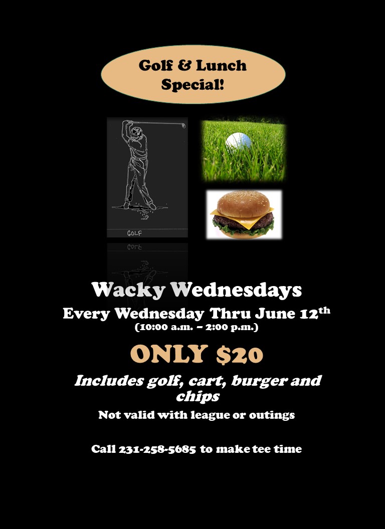 Wacky Wednesdays! - Timber Wolf Golf Club